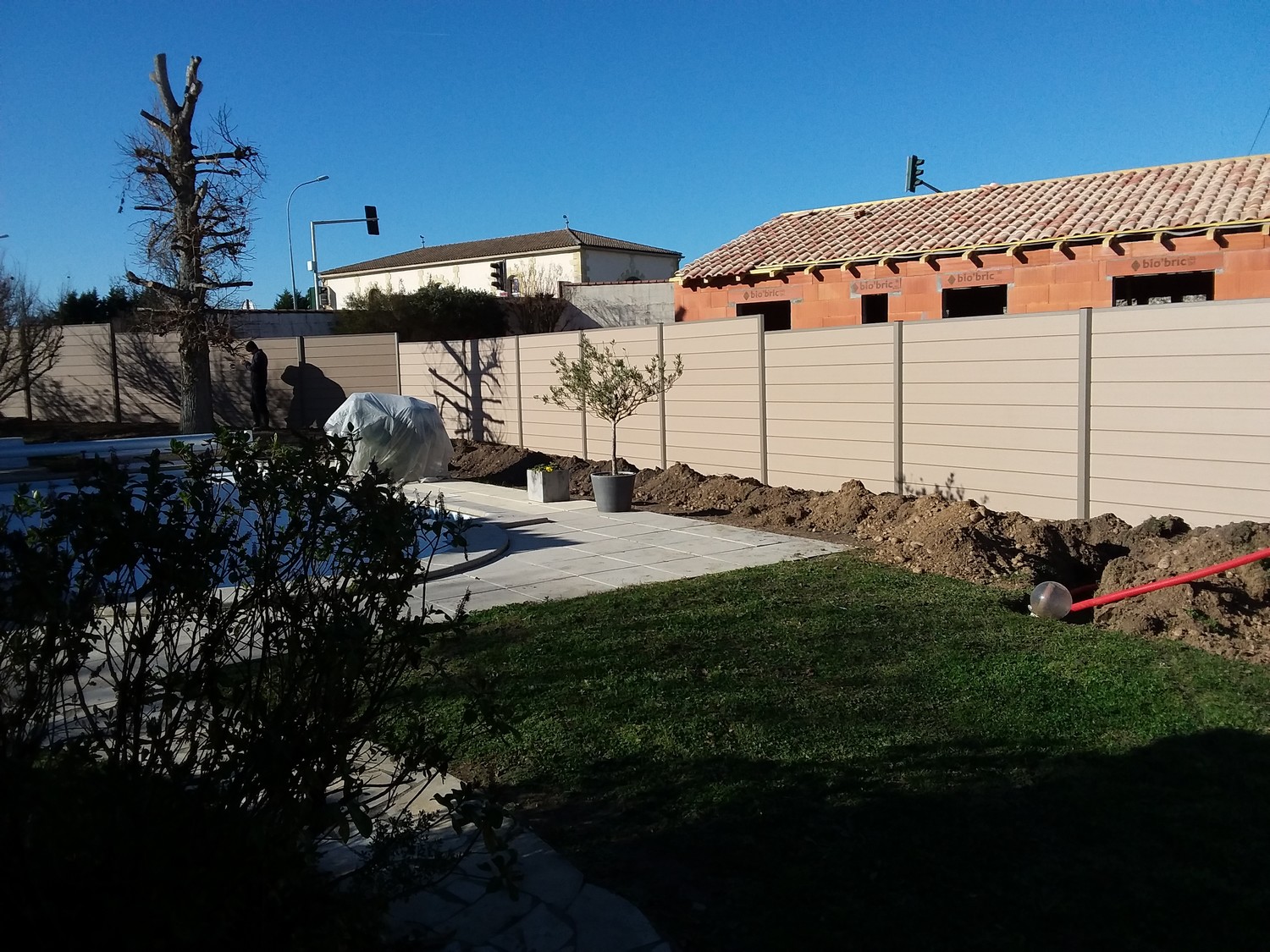 Aménagement d'une séparation de jardin - Paysagiste Gironde